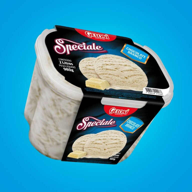 Speciale Chocolate Branco 2 Litros - Geloni Sorvetes