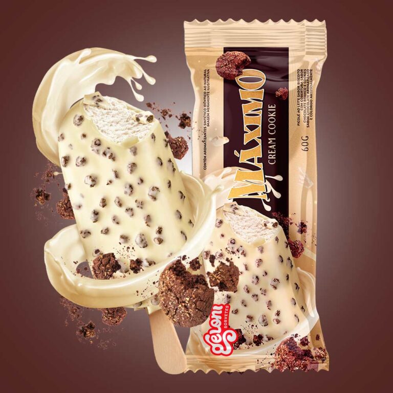 Picolé Máximo Cookies - Geloni Sorvetes