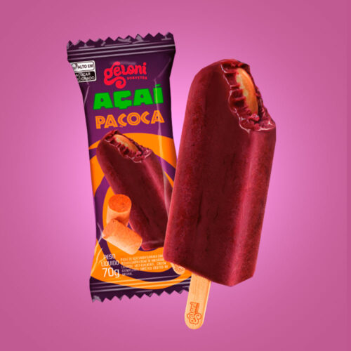 Picolé Açaí com Leite Condensado - Geloni Sorvetes